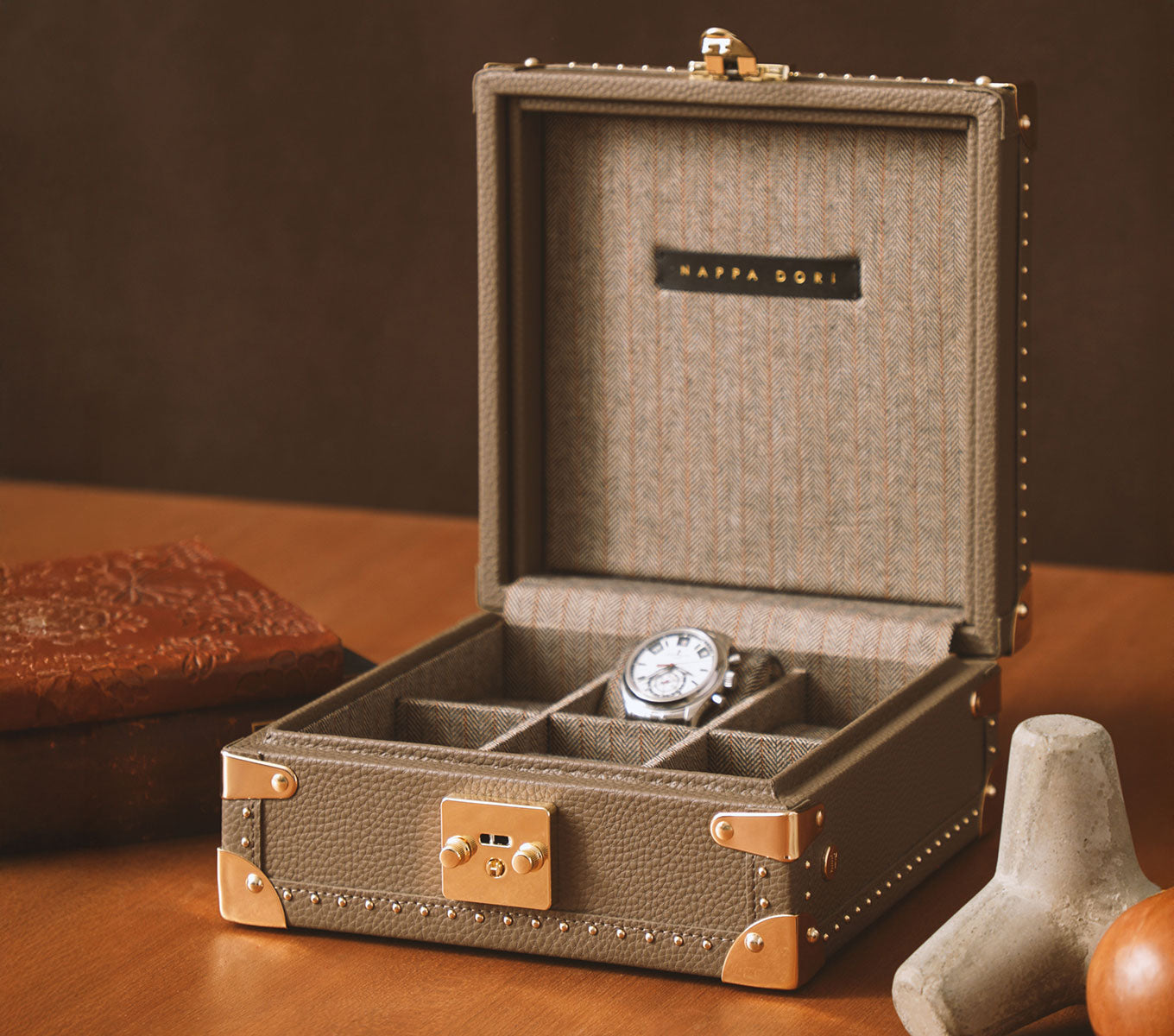 Watch Case - Buy Time Travel Watch Case 6 Slot – Nappa Dori Global