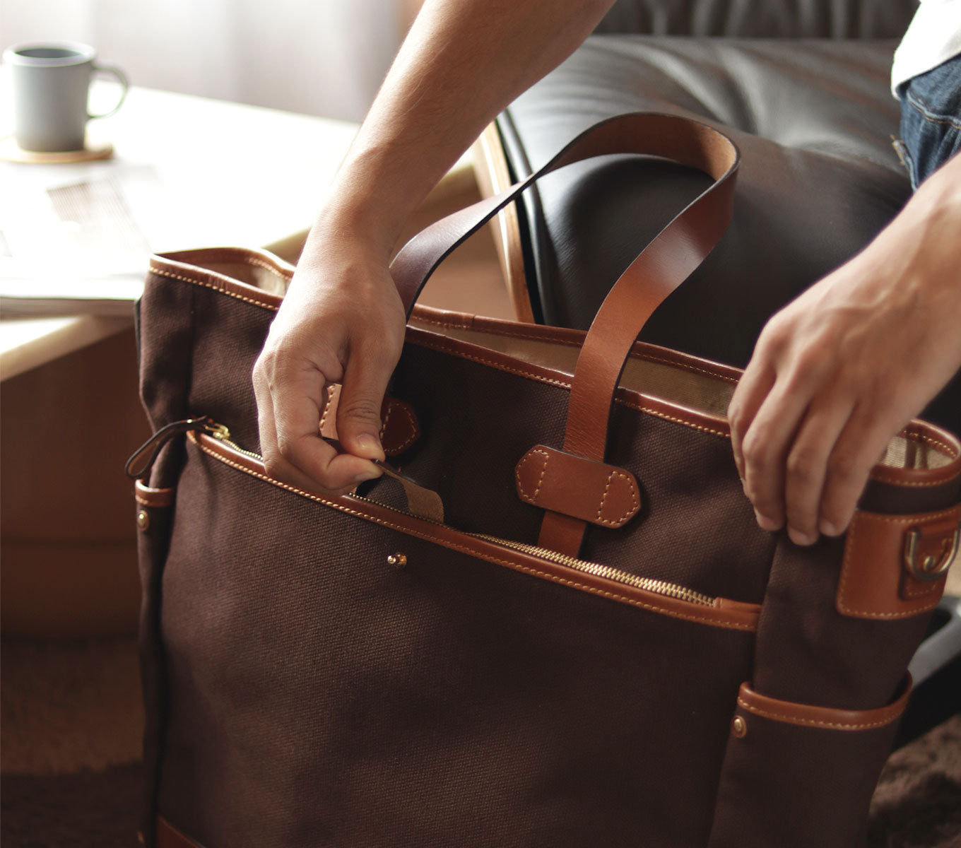 REED TOTE BAG – Nappa Dori Global