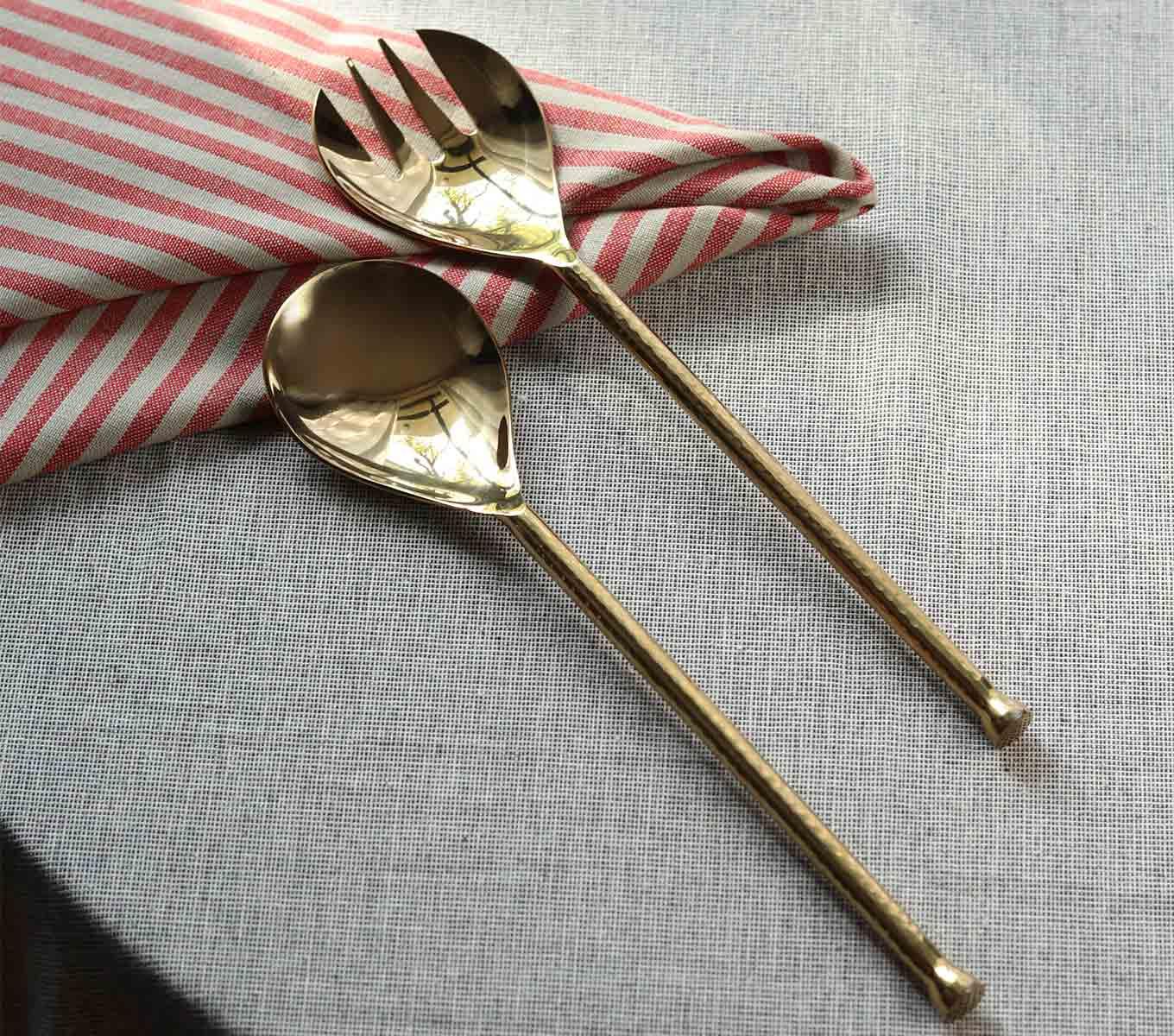SERVING SPOON SET OF 2 - GOLD – Nappa Dori Global