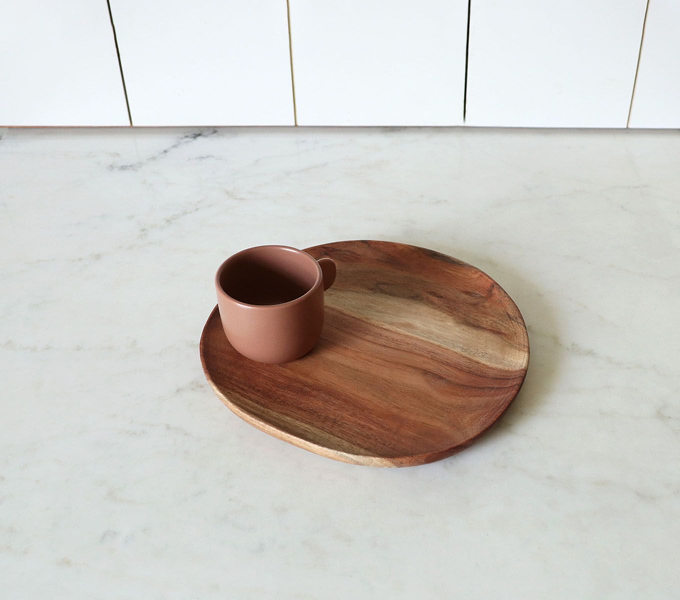 Buy Orb Tray - Acacia Wood Online | Best Round Wooden Tray – Nappa Dori ...